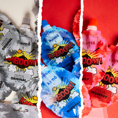 Kamo KABOOM Trio Pack Vodka Bombs 3x5cl | Kamo Premium Vodka