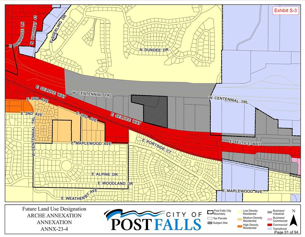 Post Falls Planning & Zoning Sees New Subdivision and Zone Changes