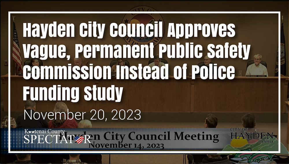 Hayden City Council Approves Vague, Permanent Public Safety Commission ...