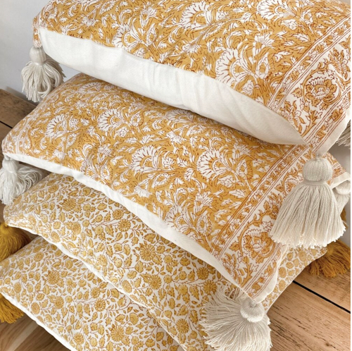 Indian Block Print Cushions - 2 Sizes | The Primitive Home