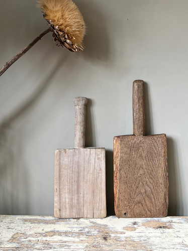 Primitive Wooden Butter Paddle (right) | The Primitive Home