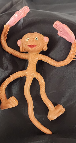 VTG Brabo Bendable Bendy Monkey - Rare 1970s Toy | Vlhphotosplus.com