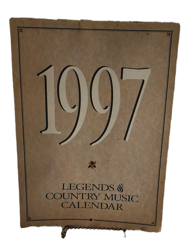 Legends of Country Music 1997 Calendar | vlhphotosplus