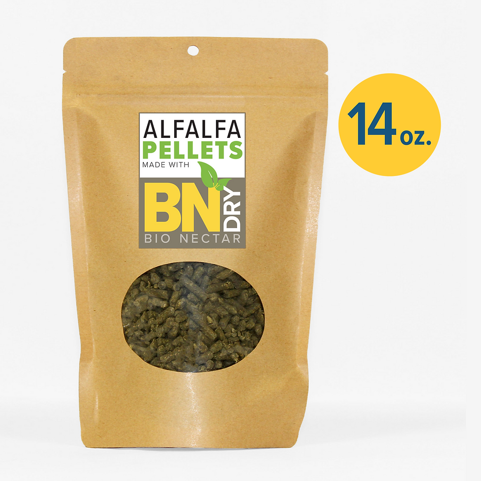 Alfalfa Pellets made with Bio Nectar Dry - 14 oz | Grow Texas Earth