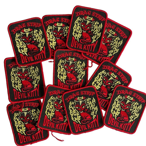 Dragstrip Devil Devil Kitty Ray patch | dragstrip-clothing