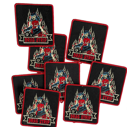 Dragstrip Devil Girl Vince Ray patch | dragstrip-clothing