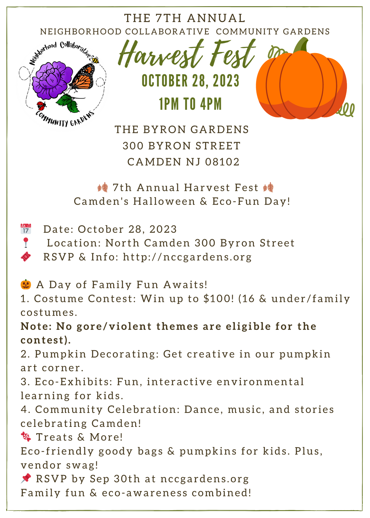 7th Annual Harvest Fest | NCCG