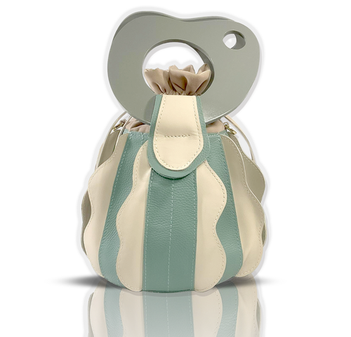 “Barnacle” Leather Bucket Bag Large