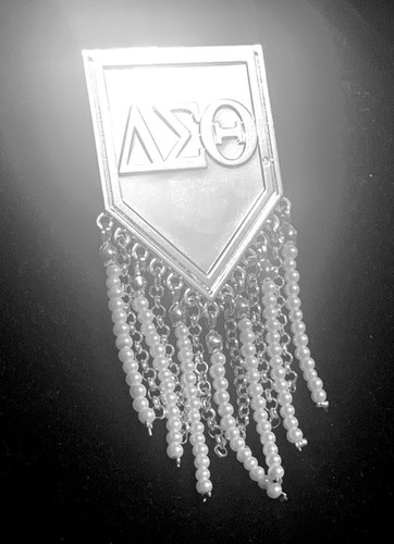 Pearled Pin - Delta | thecouturesoror