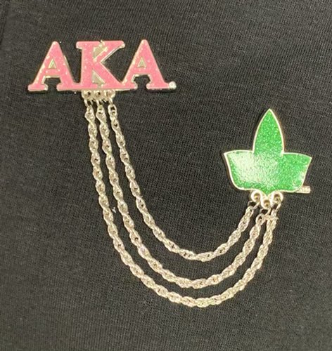 AKA IVY Double Lapel Pin | thecouturesoror
