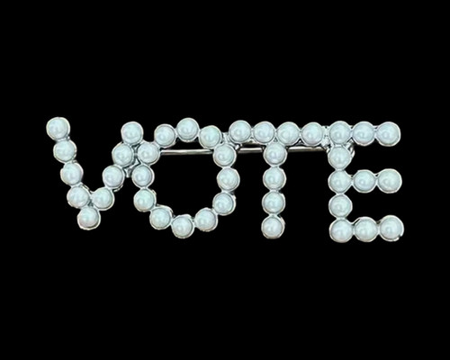 VOTE PIN - PEARLS | thecouturesoror