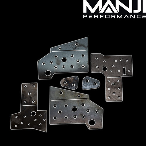 E46 Rear subframe reinforcement plates | Manji Performance