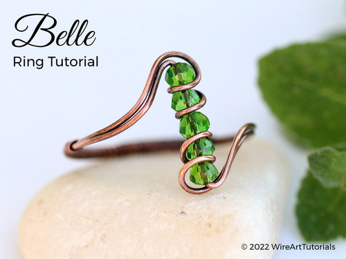 Belle Ring wire wrapping tutorial | Wire Wrap Tutorial