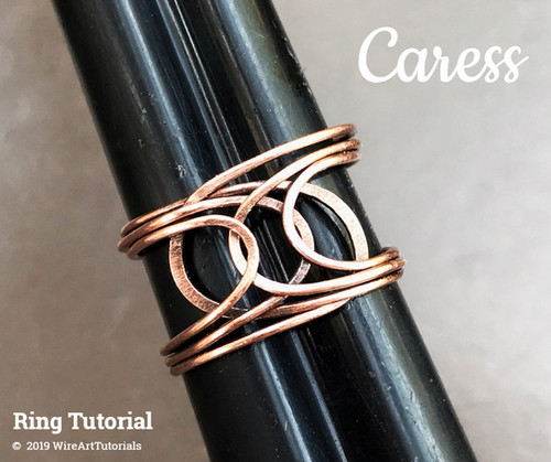 Caress Ring wire wrapping tutorial | Wire Wrap Tutorial