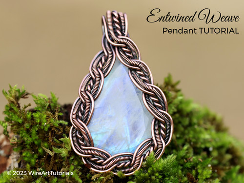 Entwined Weave Pendant wire wrapping tutorial | Wire Wrap Tutorial