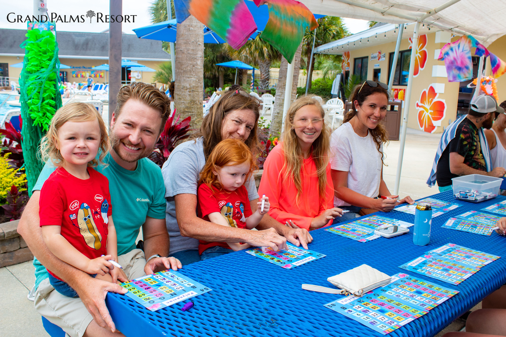 Polynesian Pool Party at Grand Palms Resort!