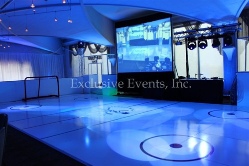 Hockey Ice Rink Dance Floor | Exclusive Events Inc