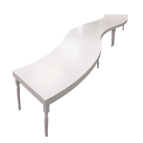 Serpentine Table | Exclusive Events Inc