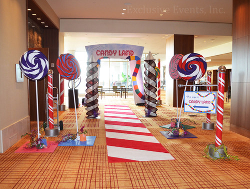 Candy Lane Entry Way | Exclusive Events Inc