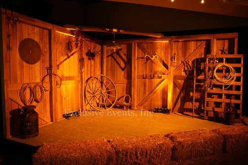 Western Display Wall | Exclusive Events Inc