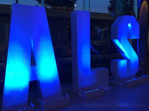 ALS 3D Letters | Exclusive Events Inc