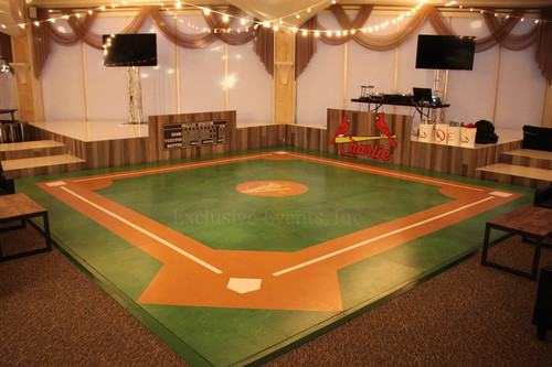 Baseball Diamond Dance Floor | Exclusive Events Inc