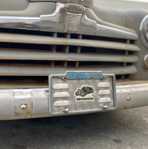 Louvered Licence Plate | LG Speed & Kustom