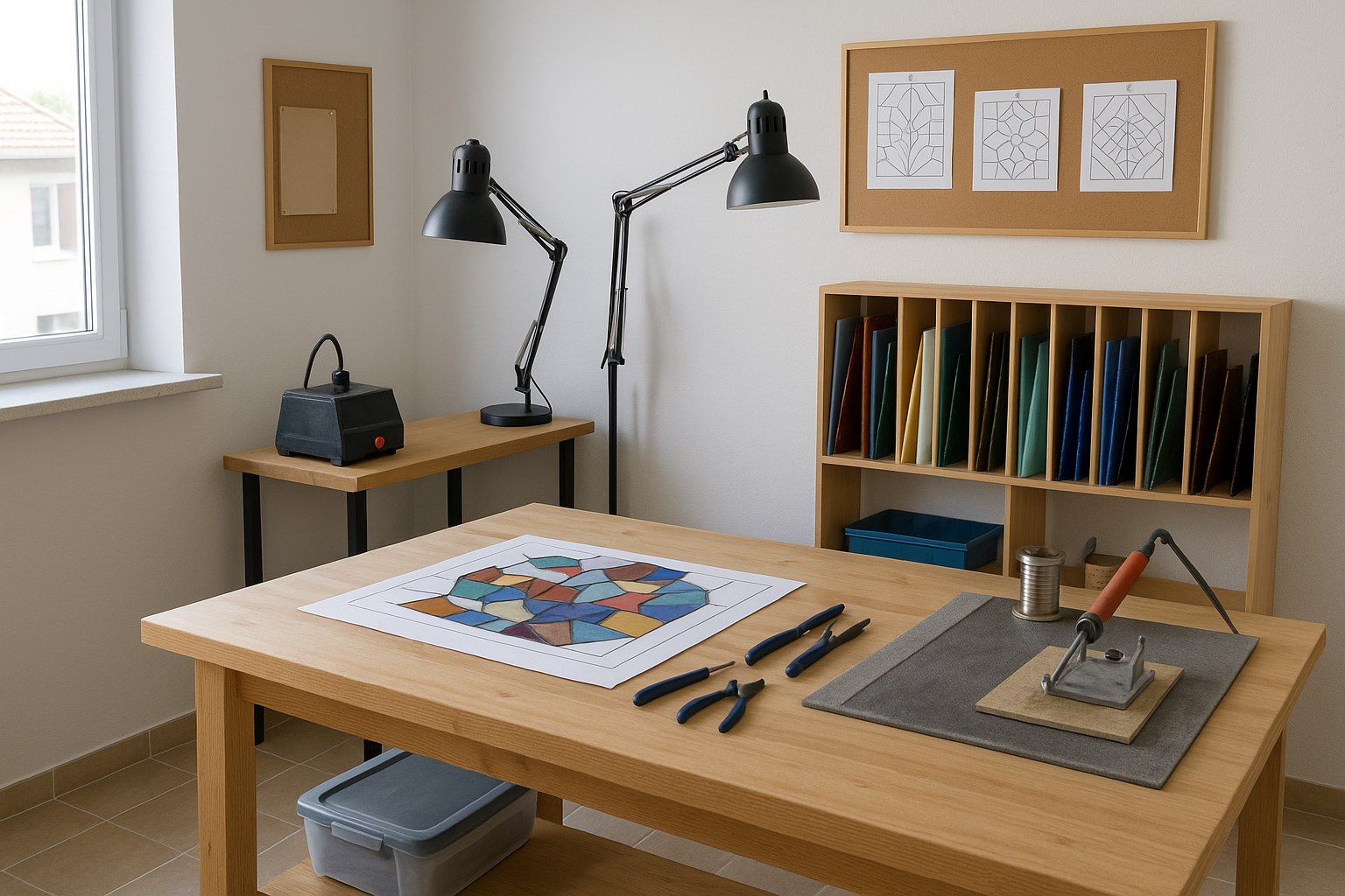 From Classroom to Craft Room: How to Set Up Your Own Stained Glass ...