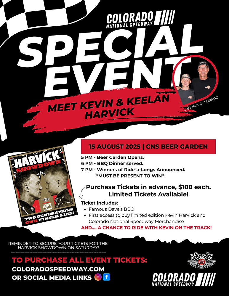 Meet Kevin & Keelan Harvick Friday August 15, 2025