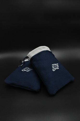 Ocean Blue Accessories Pouch | Tidal Links