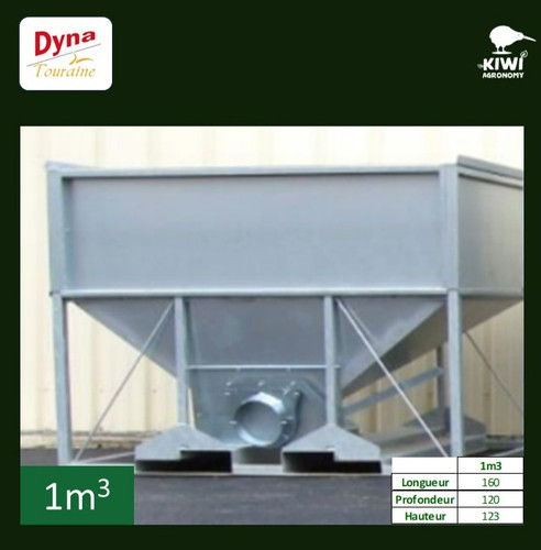 Dyna-box galvanisé 1m3 | KIWI AGRONOMY