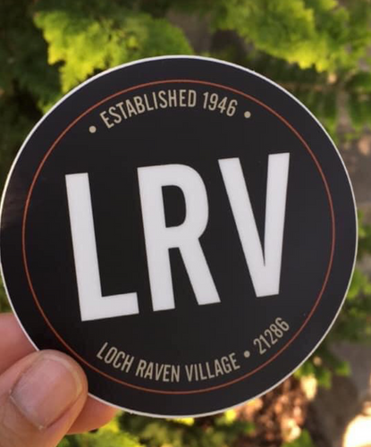 LRV Vinyl Sticker - 3.5" | Loch Raven Village