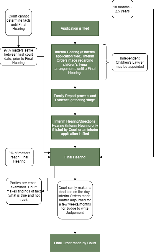 Parenting Proceedings Flowchart