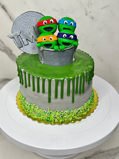 Ninja Turtle Cakes For Boys Easy Teenage Mutant Ninja Turtles Cake