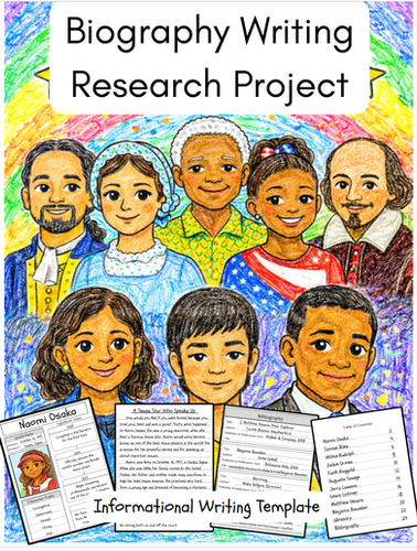 Biography Book - Writing & Research Project | My Educated Child