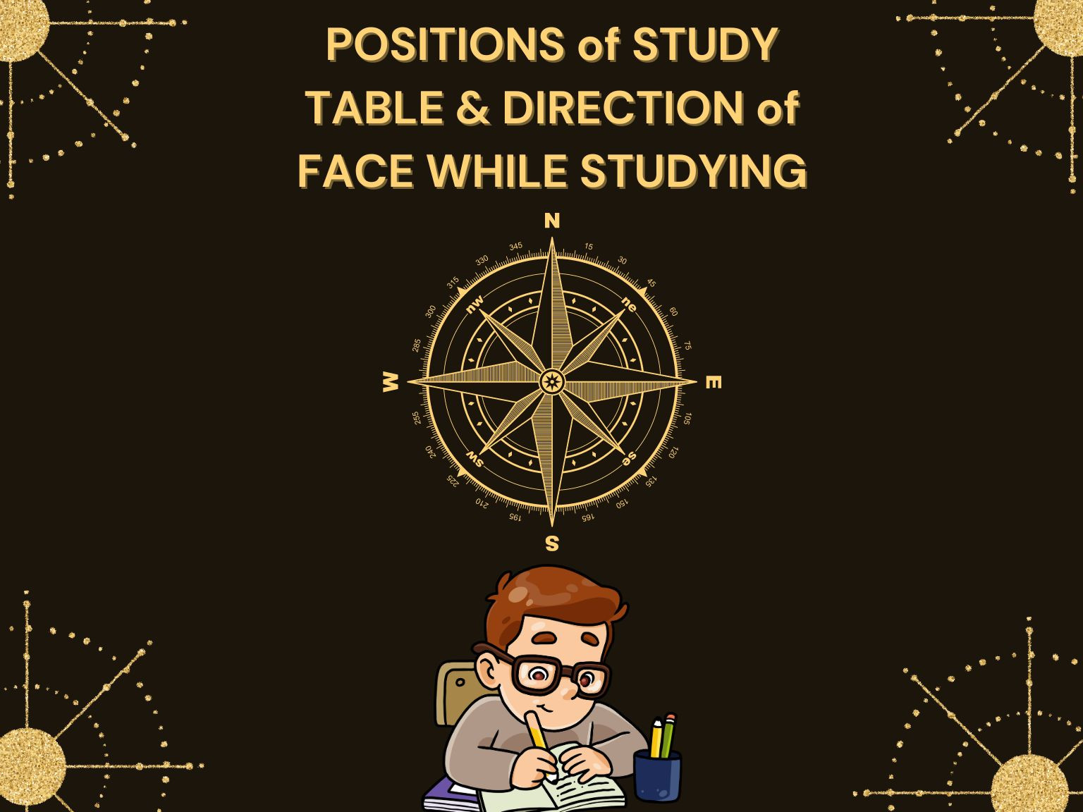 Best Study Table Position & Facing Direction as per Vastu for Students ...