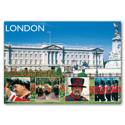 London Vision of London Postcard | SKU C-41362 |UK UK Postcards