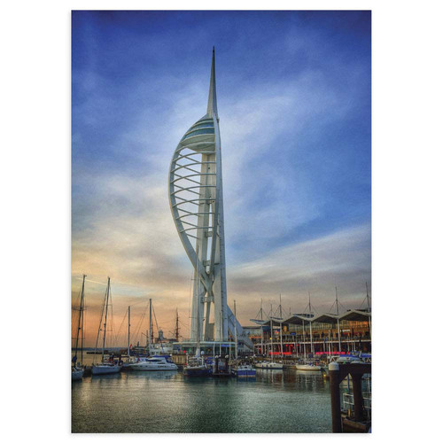 Hampshire Landmarks Postcard | SKU C-55698 |UK UK Postcards