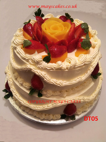 DT05 - Two Tier Fruit Cake DT05 - 双层蛋糕 | mayscakes