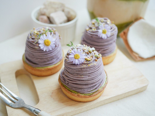 Montblanc taro tart | sweetscottage