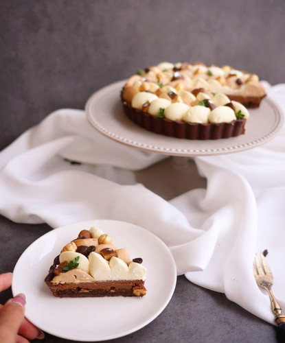 Cappuccino mascarpone tart | sweetscottage