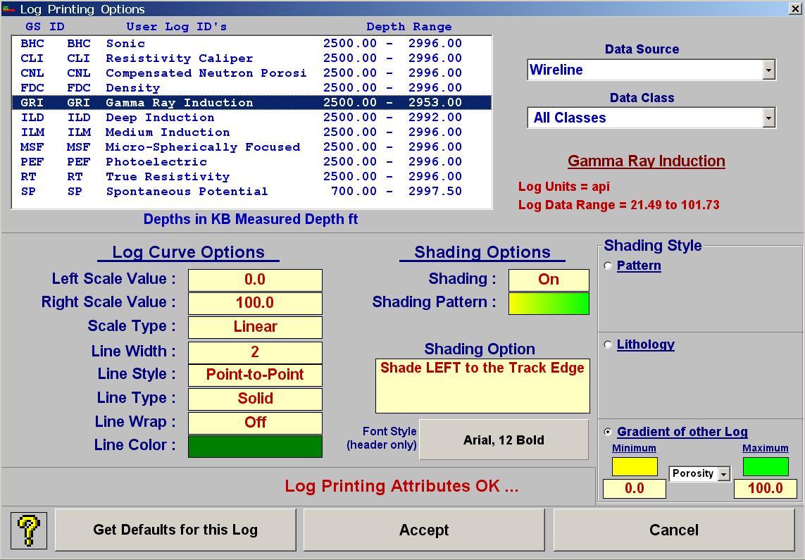 GeoScience Software | Composite Logs
