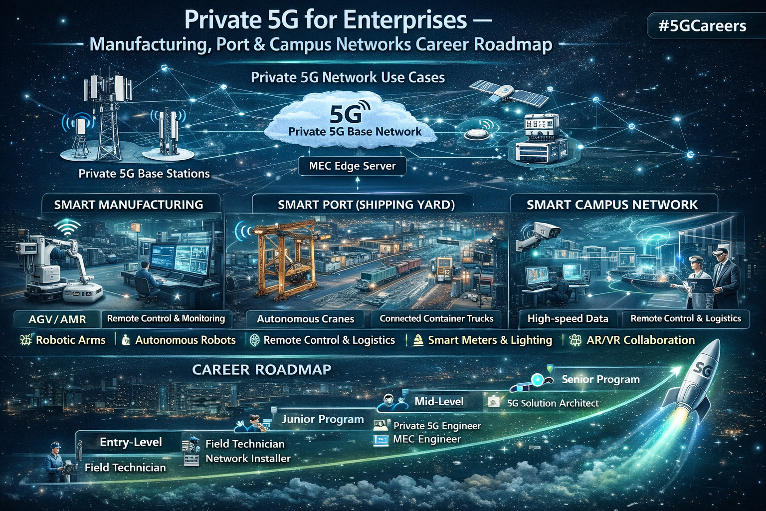 Private 5G for Enterprises – Manufacturing, Port & Campus Networks 2026
