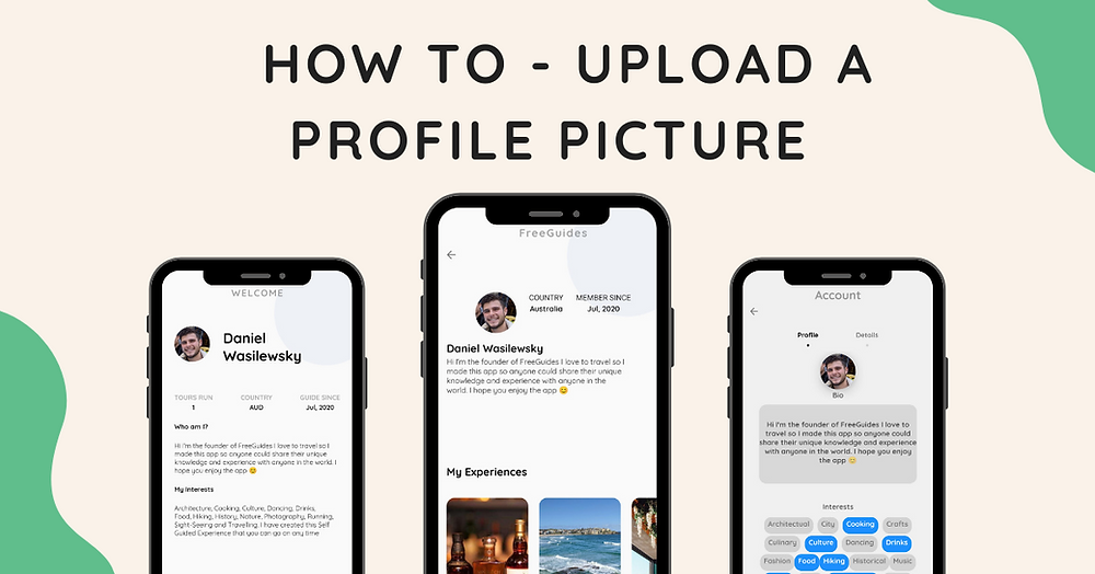 How to Upload a Profile Picture