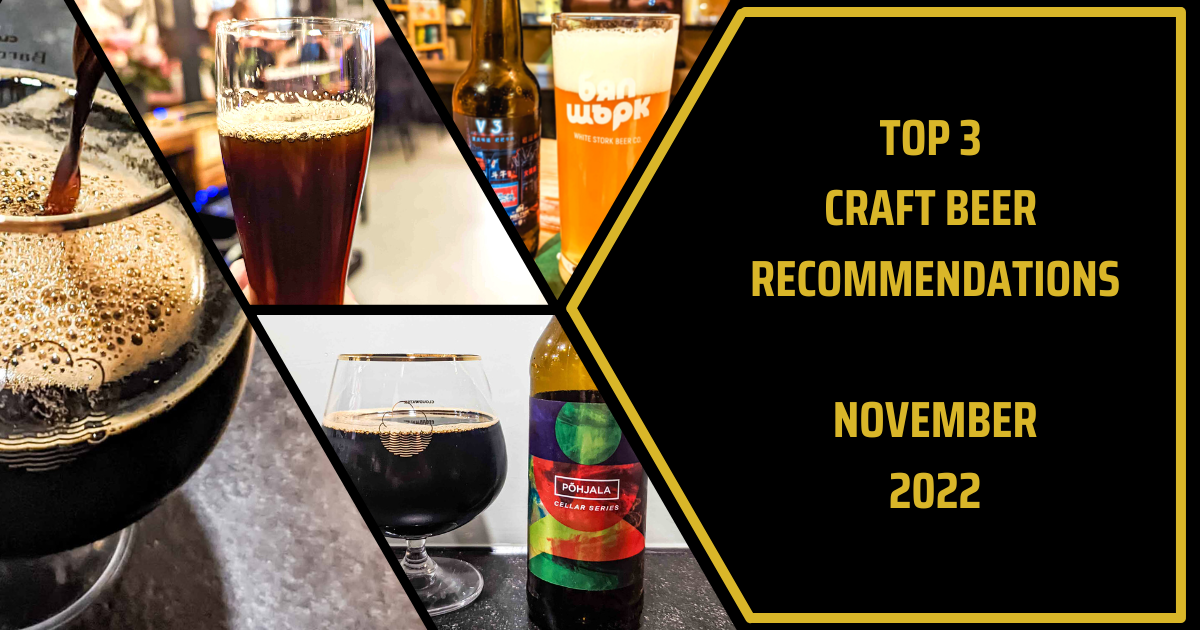 Top 3 craft beer recommendations for November 2022 - St. Laurentius ...