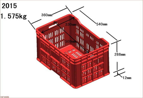 Red Crate | BH Plastic Industries