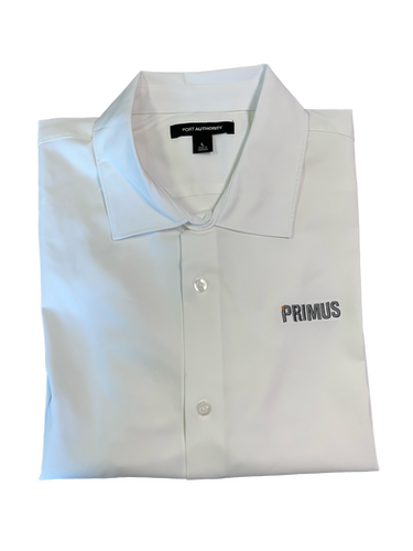 Primus Port Authority Button Up - White | Primus Merch