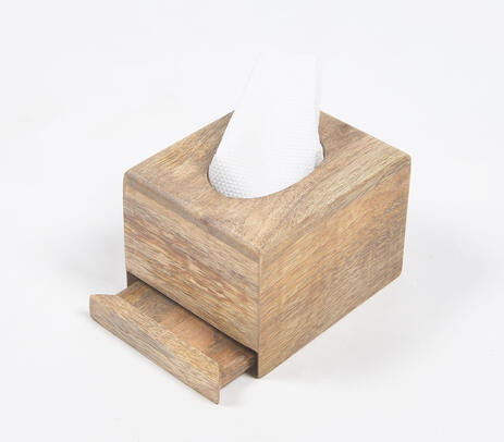 Hand Cut Classic Wooden Tissue Box | Little Mema's Farmho