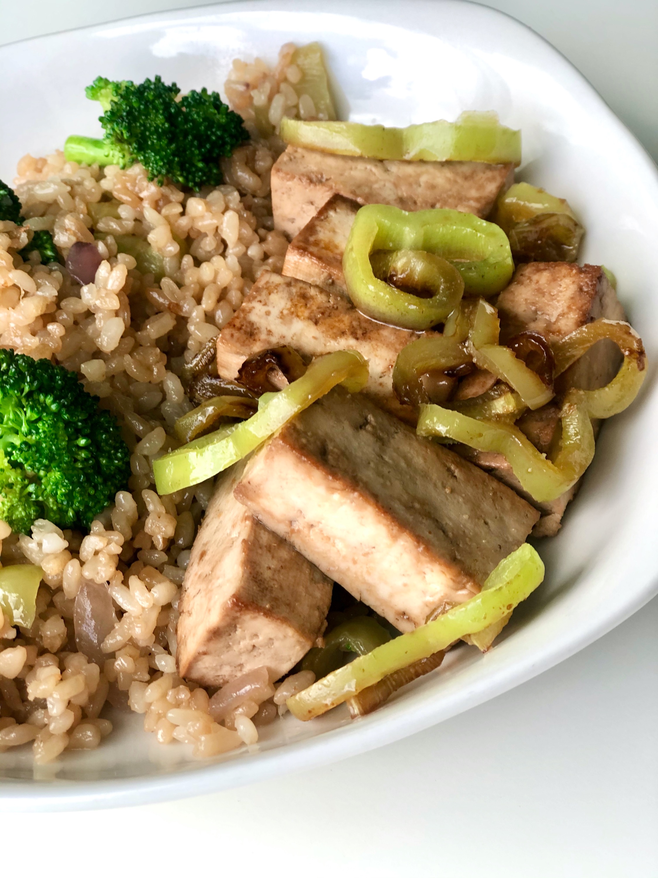 Fried Rice & Pepper Tofu