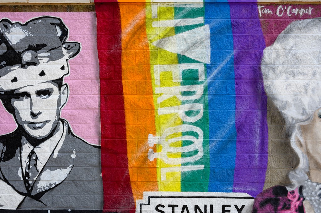 Waterfront mural celebrates Liverpool culture